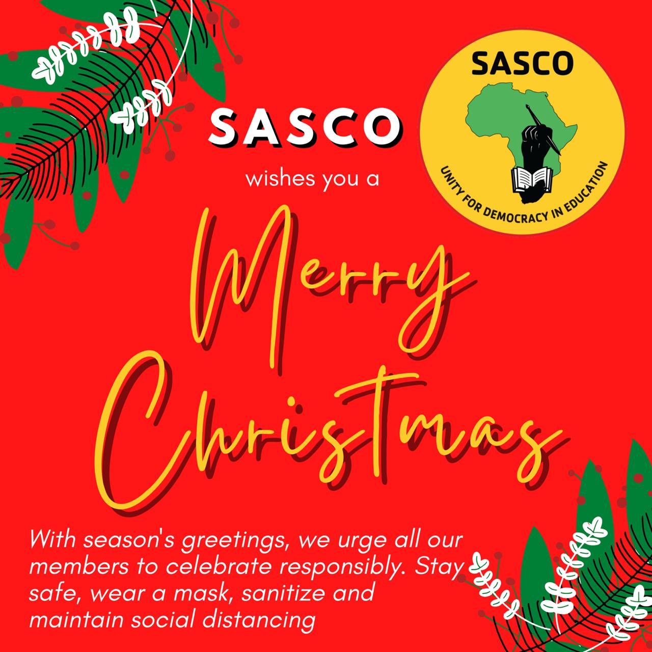 SASCO YEAR-END STATEMENT: 2020 A TROUBLED ACADEMIC YEAR - SASCO