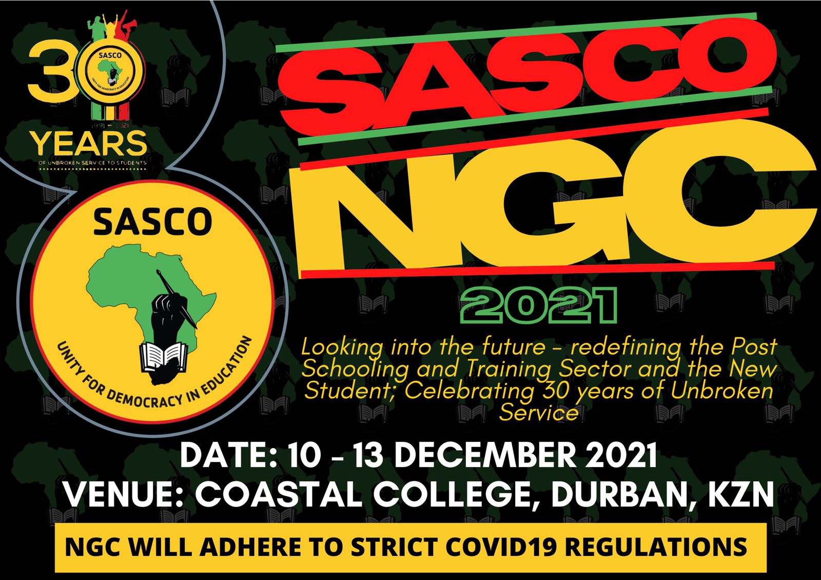 SASCO HOSTS 8th NATIONAL GENERAL COUNCIL - SASCO