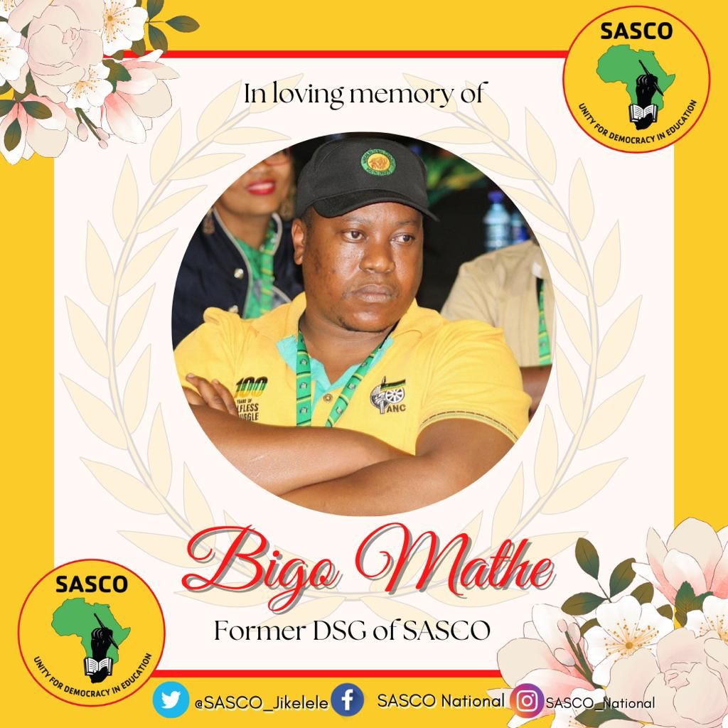 Revolutionary Student Movement mourns the passing of the former SASCO ...