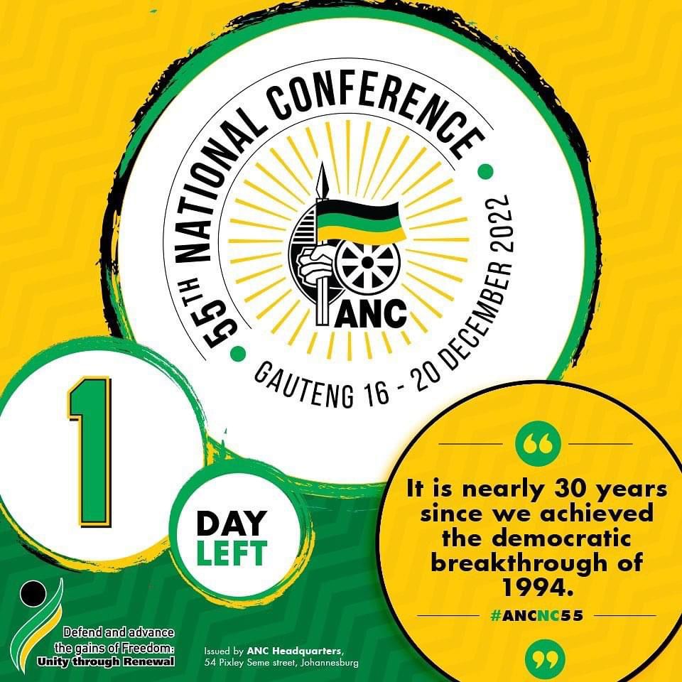 STATEMENT OF SASCO IN SUPPORT OF THE 55TH ANC NATIONAL CONFERENCE - SASCO